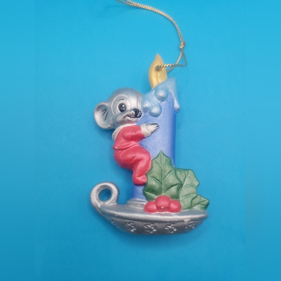 Vintage | Holiday | Vintage Christmas Ornament Mouse Candlestick | Poshmark